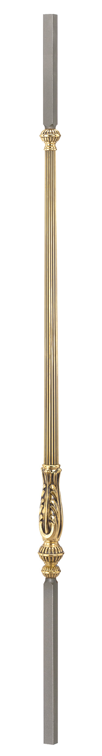 Baluster in brass patinated BL144 - Grande Forge